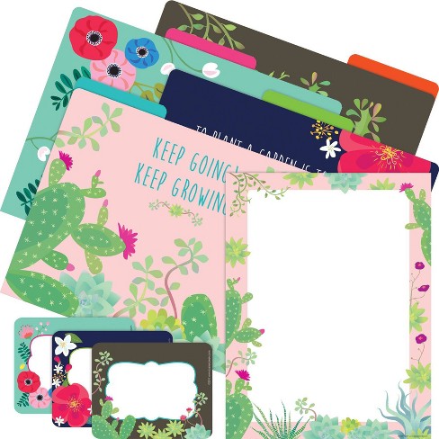 Barker Creek Prickles Get Organized File Folders Set Multi-design 107 ...