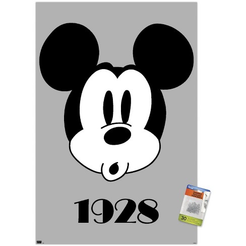 Trends International Disney Mickey Mouse - Face Unframed Wall Poster ...