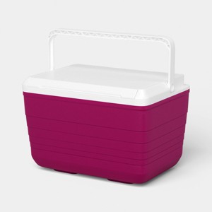 14 Cans/10 qt Hard Sided Cooler Pink - Sun Squad™ : Target