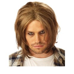 California Costumes Ace Detective Costume Wig And Moustache (blonde ...