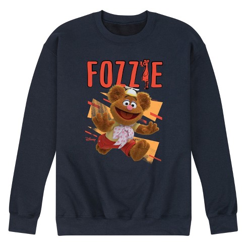 Men's Muppet Babies Baby Fozzie Graphic Fleece Sweatshirt - Navy ...