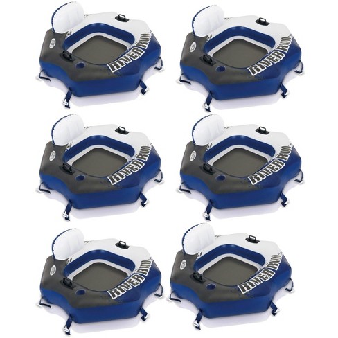 Intex River Run 1 Person Inflatable Tube Float For Lake, Pool, & River ...