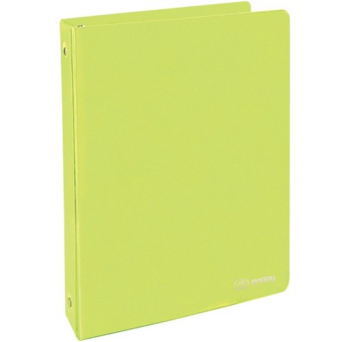Enday 1-inch 3-ring View Binder With 2-pockets, Green : Target