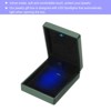 Unique Bargains Velvet Plastic Soft Touch Jewelry Box Green : Target
