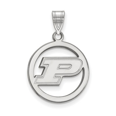 Black Bow Jewelry Sterling Silver Purdue Boilermakers Ncaa Small ...