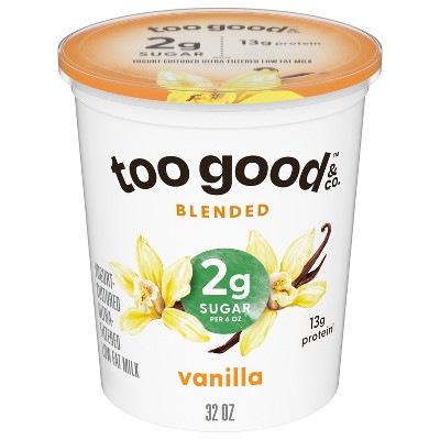 Two Good Low Fat Lower Sugar Vanilla Greek Yogurt - 32oz Tub : Target