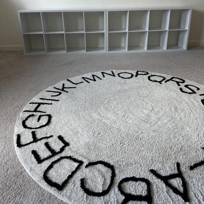 Nuloom Kids Washable Round Alphabet Rug : Target