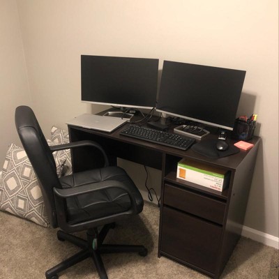 Storage Desk Espresso - Room Essentials™ : Target
