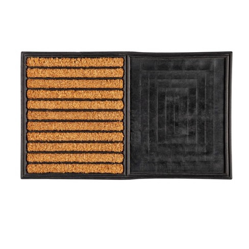 Evergreen Interchangeable Coir Mat And Boot Scraper Tray Indoor Outdoor ...