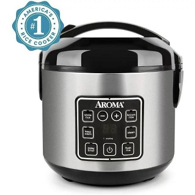 Aroma 20 Cup Digital Multicooker & Rice Cooker - Stainless Steel : Target