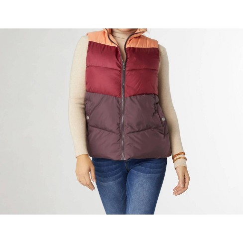 Women's Jaylini Colorblock Puffer Vest - Coco + Carmen : Target