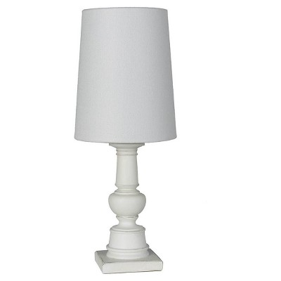 Accent Table Lamp with Turned Base White (Includes Energy Efficient ...