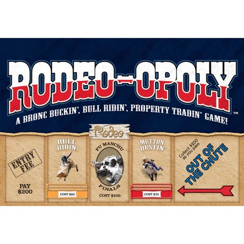 Late For The Sky: Rodeo-opoly Themed Family Board Game, Ages 8+ : Target