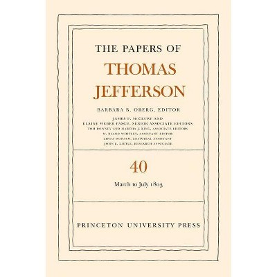 The Papers of Thomas Jefferson, Volume 40 - (Hardcover) : Target