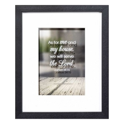 Dicksons As For Me And My House Grey and Black 11 x 9 Inch MDF Wall and ...