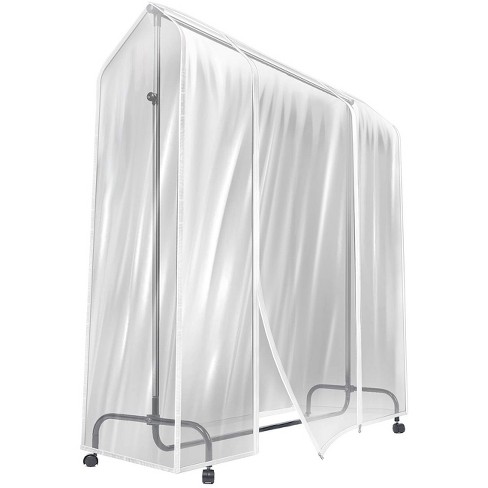 Sorbus 6 Ft Transparent Garment Rack Cover : Target