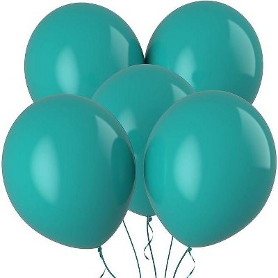 Prextex 18'' Jumbo Strong Latex Big Round Balloons - Emerlad Green - 30 ...