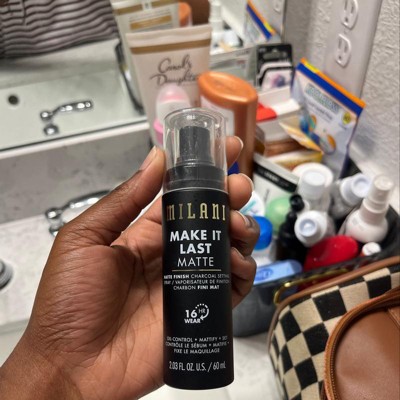 Milani Make It Last Matte Finish Charcoal Setting Spray - 6 Fl Oz : Target