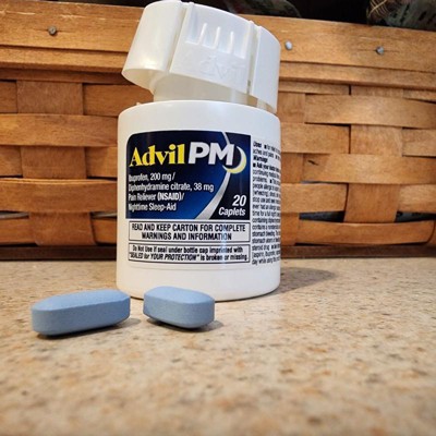 Advil Pm Pain Reliever/nighttime Sleep Aid Caplets - Ibuprofen (nsaid ...