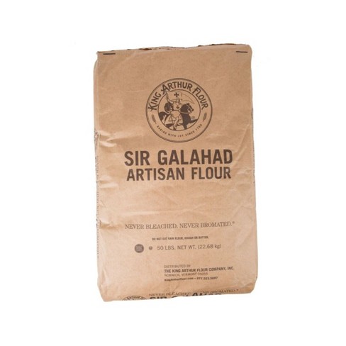 King Arthur Baking Company Sir Galahad Artisan Flour- 50 Lb : Target