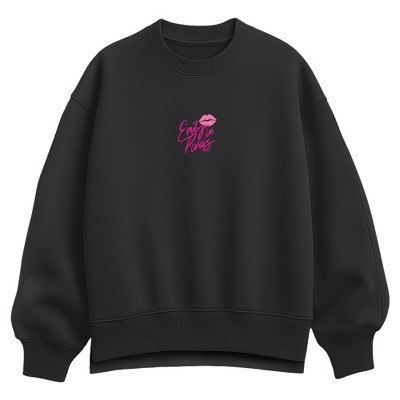 Women's - Emily in Paris - Champére Label Oversized Fleece Crew ...