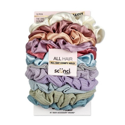Scunci Satin Scrunchies - 12pk : Target