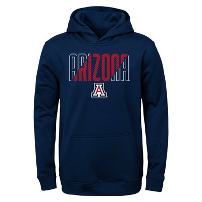 Ncaa Arizona Wildcats Logo Boys' Poly Hooded Sweatshirt : Target