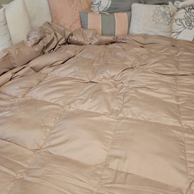 Peace Nest 360 Thread Count White Down Comforter Duvet Insert, Ginger ...