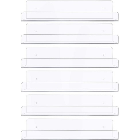 Sorbus Acrylic Wall Ledge Floating Shelf : Target