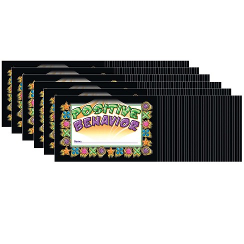 North Star Teacher Resources Positive Behavior Punch Cards, 36 Per Pack ...
