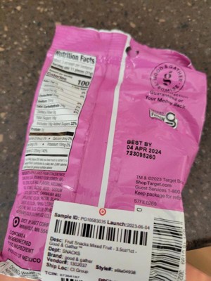 Mixed Fruit Flavored Snacks 3.5oz/1ct - Good & Gather™ : Target