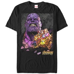 Men's Marvel Thanos Galactic Mad Titan T-shirt - Navy Blue - 3x Large ...