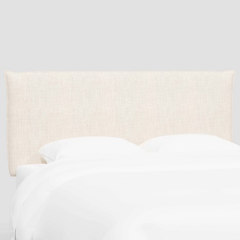 Twin Larkmont French Seam Headboard Linen Talc - Threshold™ Designed ...
