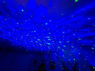 Led Galaxy Projector Laser Star Lights With Remote Black - West & Arrow ...