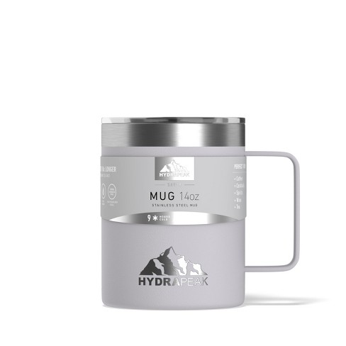 Hydrapeak 14oz Insulated Stainless Steel Coffee Mug Double Walled ...
