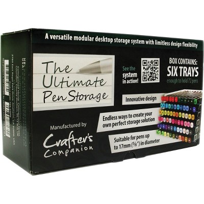 Spectrum Noir Marker Storage Racks Black 14/pkg - Empty-holds 168 : Target