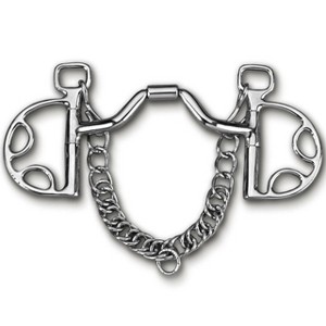 Myler Kimberwick Bit MB 33 Level 3 Ported Barrel - Stainless Steel with ...