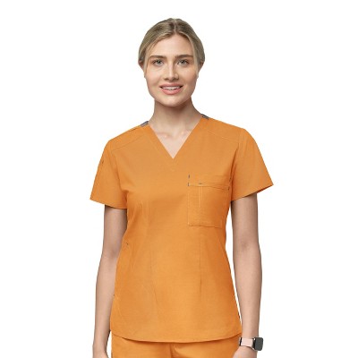 Wink Women's V-neck Tuck-in Scrub Top : Target