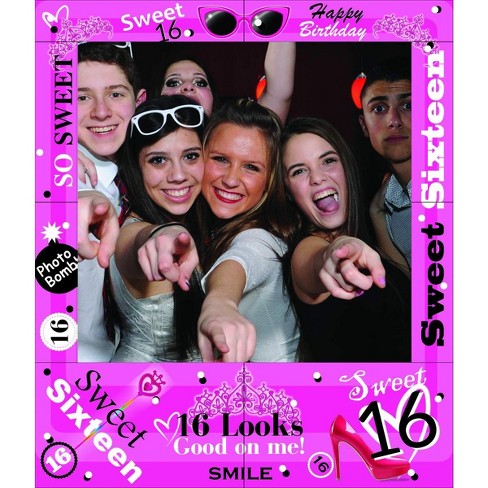 Lemonsoda Sweet Sixteen Party Photo Frame Prop 35 X 30 Inches : Target