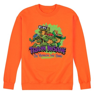 Men's - Teenage Mutant Ninja Turtles Mutant Mayhem - Train Insane Graphic Fleece Sweatshirt : Target