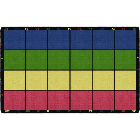 Flagship Carpets Learning Grid Area Rug : Target
