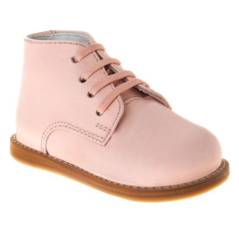 Josmo Logan Toddlers' Leather Medium Width Walking Shoes - Pink, 3 : Target