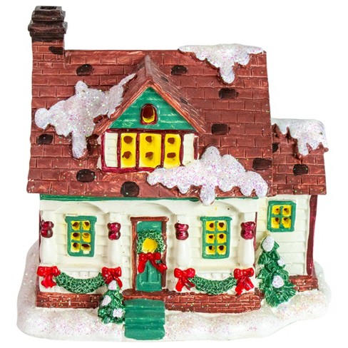Northlight Led Lighted Snowy Cottage House Christmas Village Decoration ...