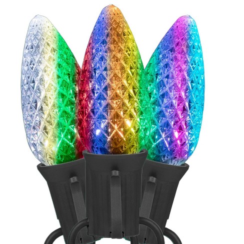 Novelty Lights 25 Feet C9 Led Rgb+ww Color Changing Christmas Light Set ...