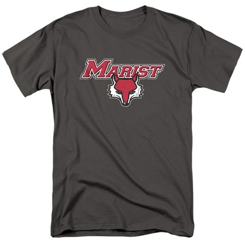 Marist College Official Stacked Adult T-shirt, Charcoal, Small : Target