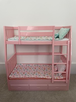 Our Generation Dreams For Two Pink Bunk Beds Accessory Set For 18 ...