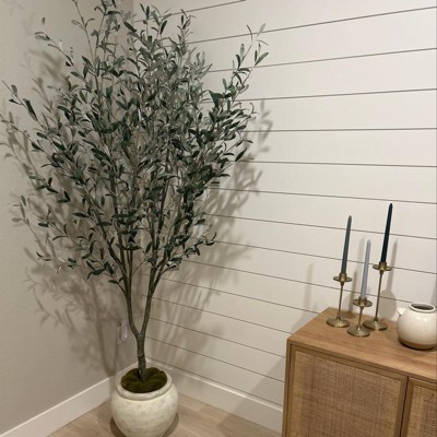93" Artificial Olive Tree - Threshold™ Designed With Studio Mcgee : Target