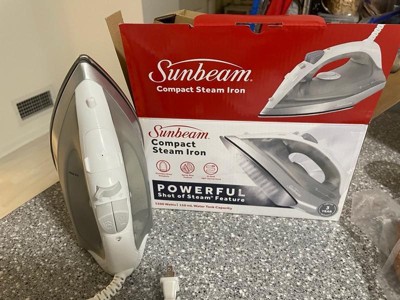 Sunbeam 1200w Compact Steam Iron With Shot Of Steam Feature : Target