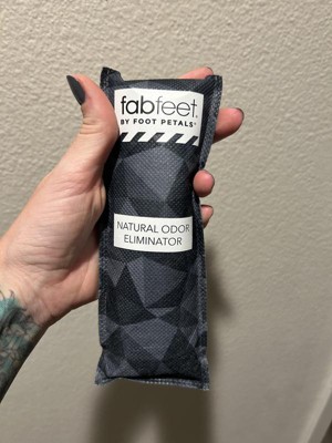 Fab Feet Women's By Foot Petals Deodorizer Charcoal Bags - Black : Target