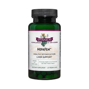 Vitanica Hepafem Liver Support Supplement - Traditional Western Herbs ...